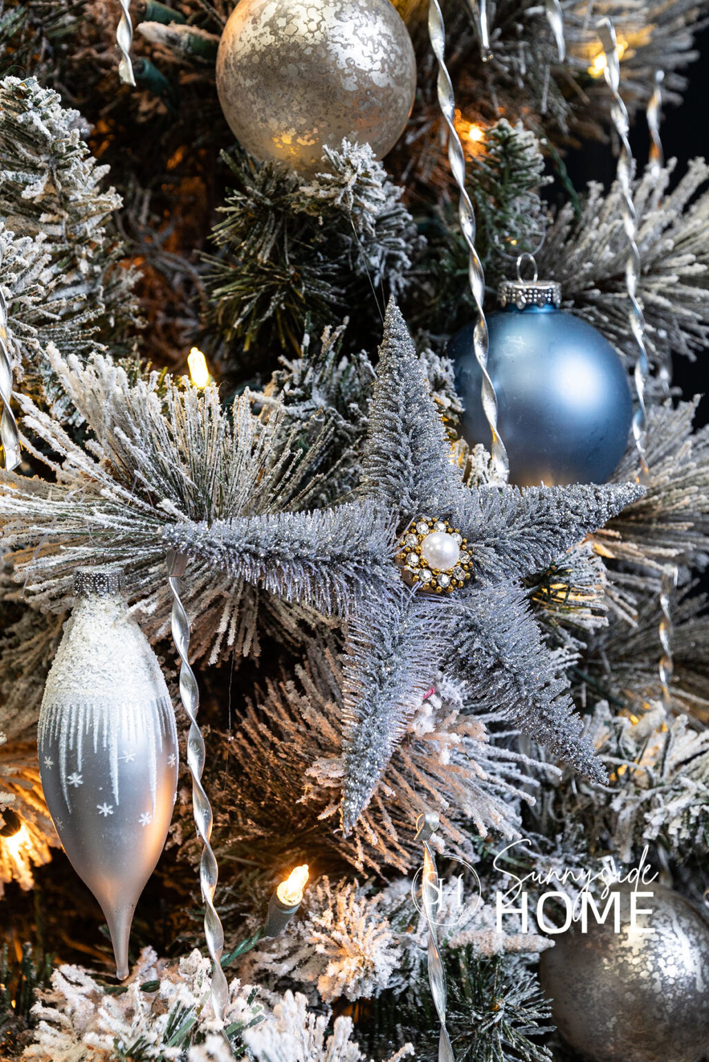How to Make a Christmas Star with Bottlebrush Trees | Sunnyside Home