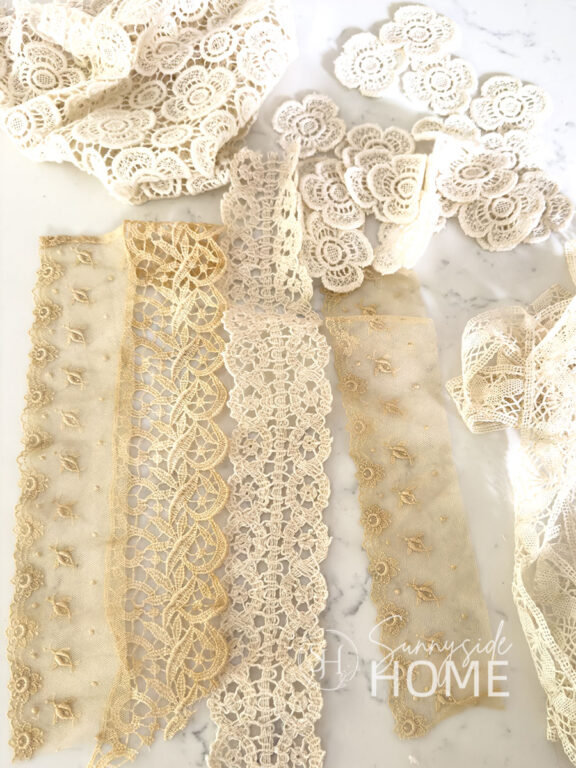 How to Make Easy Vintage Lace Pumpkin Decor | Sunnyside Home