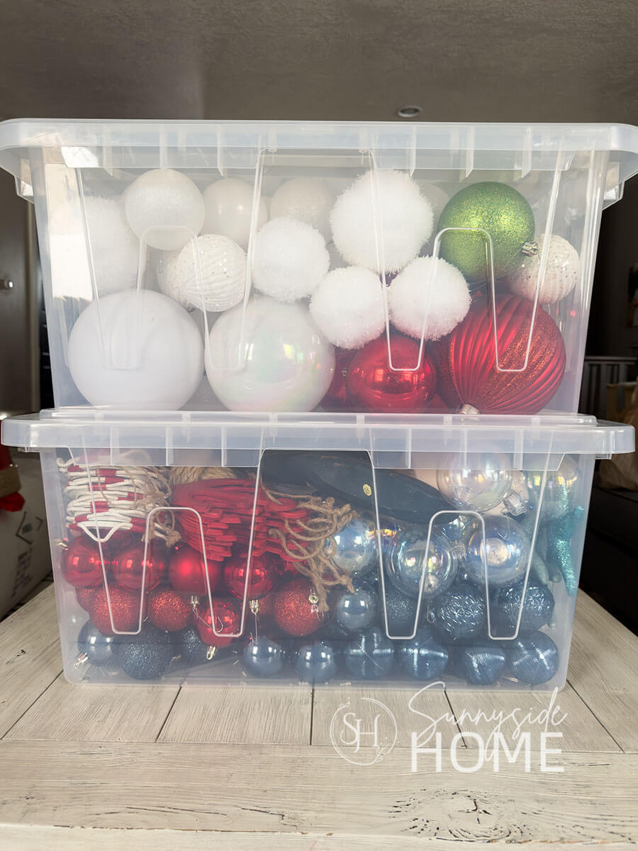 How to Store and Organize Christmas Decorations | Sunnyside Home